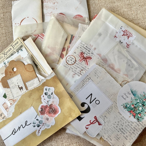 Printable Bundle Instant Download Junk Journal Kit Fussy Cut Journal ...