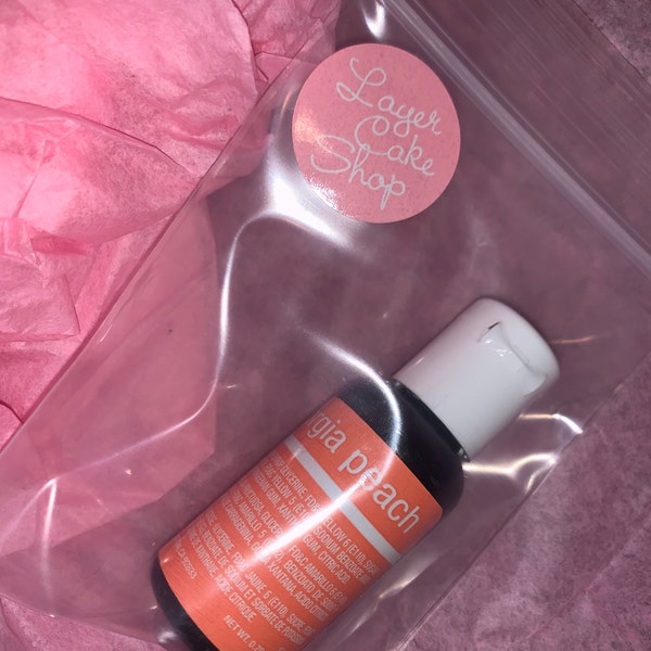 Georgia Peach Gel Food Coloring - Chefmaster - Peach Food Color, Peach ...