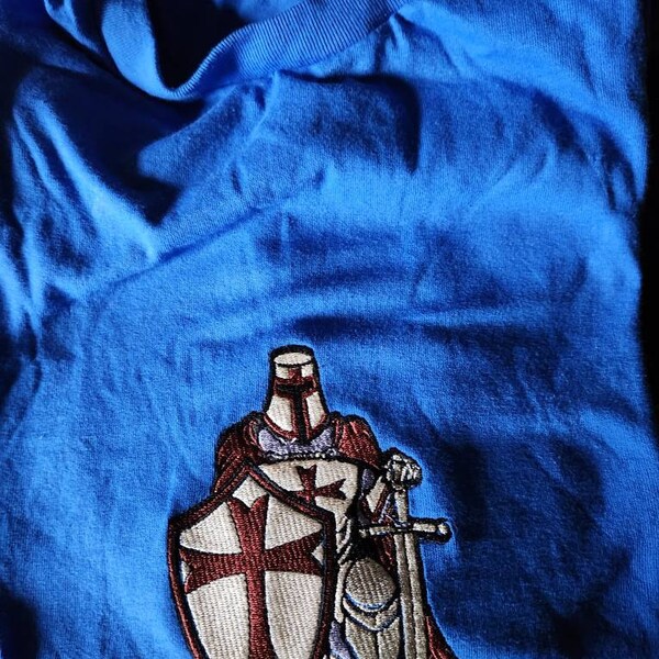 Knight Templar or Crusader - Digital Machine Embroidery Design - 4x4 ...