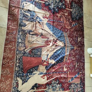 Medieval Tapestry Reproduction Lady and the Unicorn À Mon Seul - Etsy
