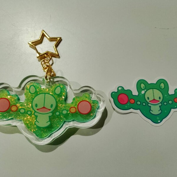 Agent 8 & Acht dedf1sh Liquid Glitter Shakers Splatoon 3 Side Order ...