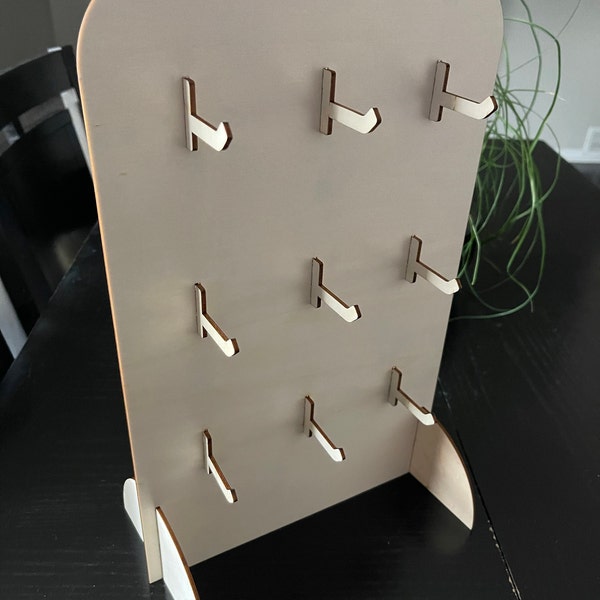 Laser Cut Keychain Display Stand Svg Files, Vector Files for Wood Laser ...