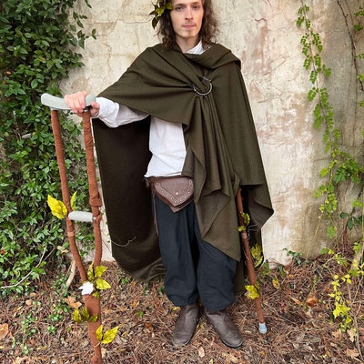 Formal One Shoulder Cape Wedding Musketeers Cape Wool Blend - Etsy UK