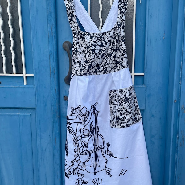 Vintage 1920's Slip-over Apron Tutorial - Reproduction Fashion Service ...