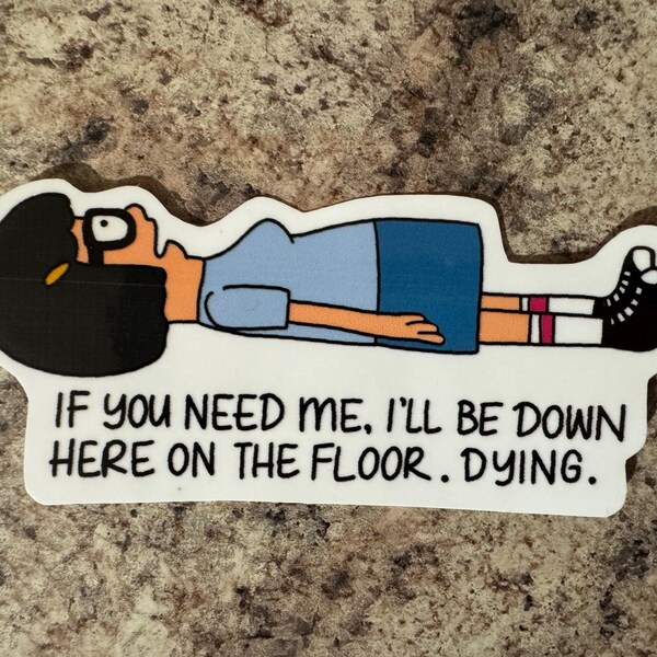 Bob’s Burgers Inspired GENE BELCHER Water Resistant Vinyl Sticker - Etsy