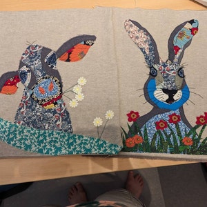 Flamingo Applique Pattern Fiona Fabulous Scrappy Pink Bird Scrap Buster ...