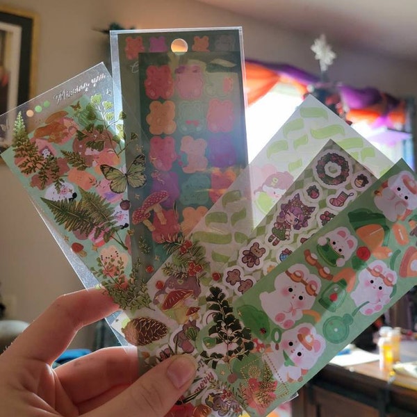 Random Sticker Sheets Grab Bag: Random Kawaii Sticker Sheet Grab Bag ...