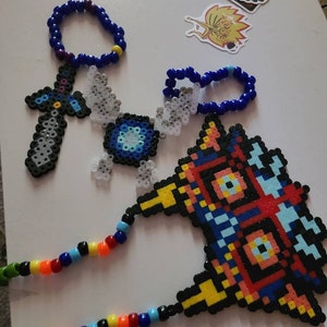 Kandi Charm Necklace Dino Skeleton - Etsy