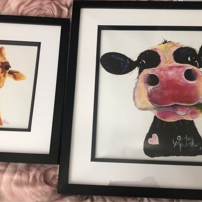 Highland Cow Print Noodles Shirley Macarthur, Cow Art, Cow Gifts, Cow ...