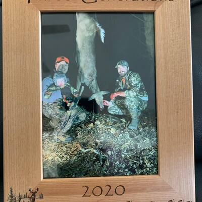 First Deer Frame First Deer Deer Hunting Frame Custom Frames 1st Deer ...