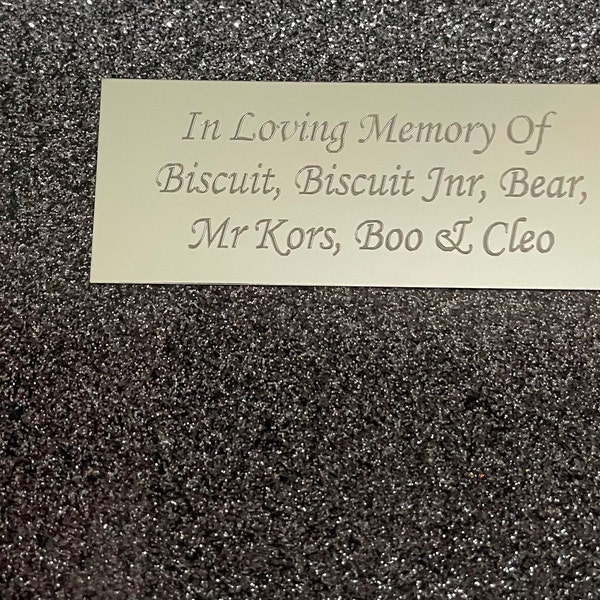 Personalised Engraved Trophy Plate, Metal Engraved Plate Personalised ...