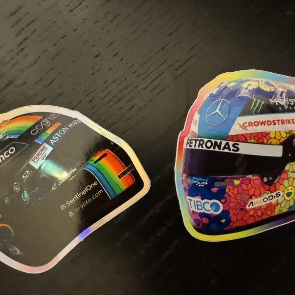 Fastest Lap Driver Name Sticker Pack F1 Sticker Formula One Motorsport ...