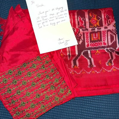 Parrot Green Ponduru Khadi Saree With Zari Borders - Etsy