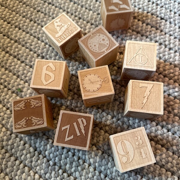 Magical Themed Number Blocks 0 Through 9 - Etsy