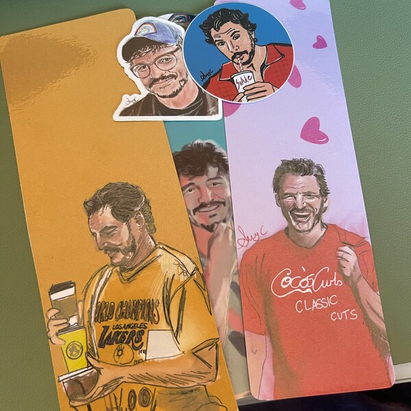 Pedro Pascal ~ Pink Acacius - Print of Original Painting - Etsy