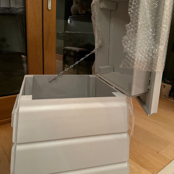 Garden Storage Box, Parcel Box, Rustic, Bee Hive Style, Decorative ...