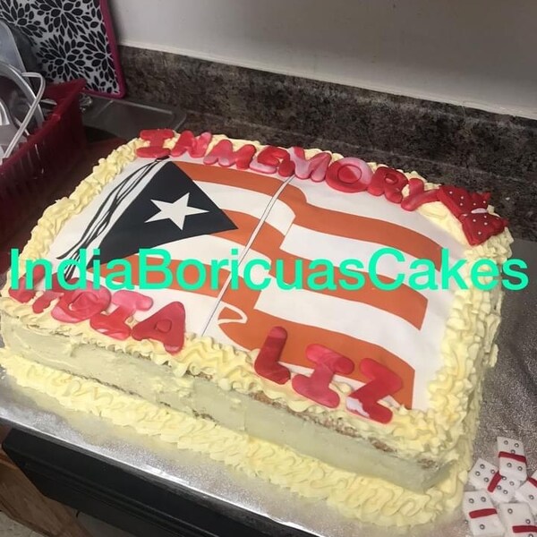 Puerto Rican Flag ~ Edible 2D Fondant Birthday Cake/cupcake Topper ...