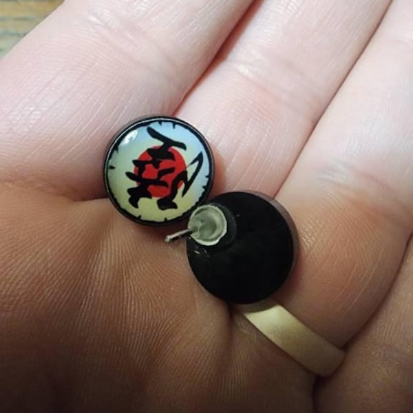 Upper Rank Eye Studs/ Demon Slayer - Etsy