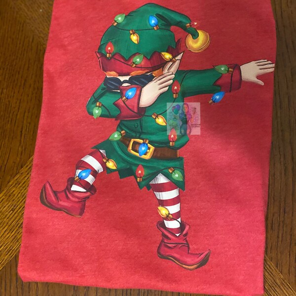 Dabbing Elf Png Sublimation Design Download, Christmas Png, Merry ...