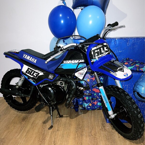 Yamaha PW50 Sticker Kit All Years Havoc Style Pee Wee 50 PW 50 Graphics ...