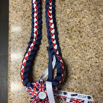 5/8 Swimming Graduation Ribbon Lei for Senior Night, Awards Banquet ...