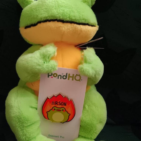 Arson Frog Hard Enamel Pin - Etsy