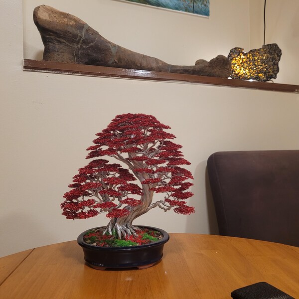 Wire Bonsai Tree, Wire Tree Sculpture, Bonsai Tree, Tree of Life ...
