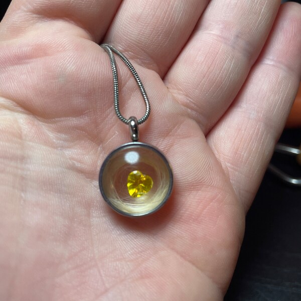 Curved Glass Living Memory Locket Floating Locket Necklace Pendant for ...