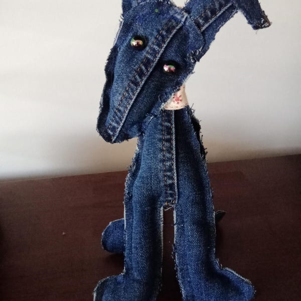 UPCYCLED DENIM CAT Pdf Digital File Tutorial Make a Cute Kitten Home ...