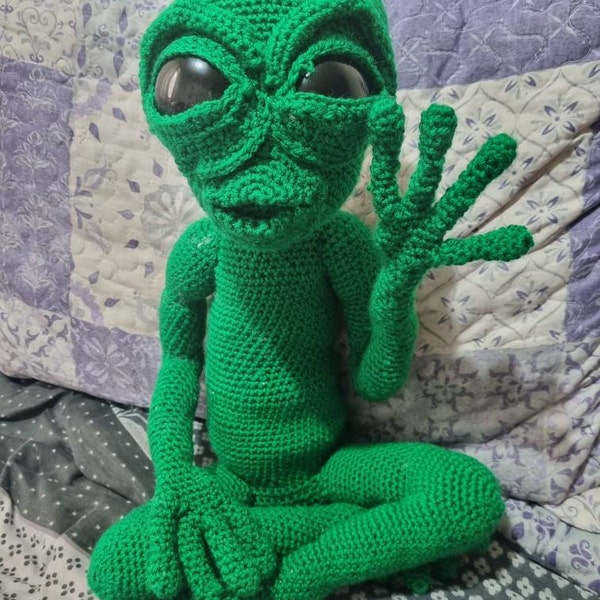 Alien Crochet Amigurumi Pattern DIGITAL Download PDF by Crafty ...