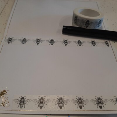 Snake's Skin Washi Tape, Black Snake Skin Pattern Paper Tape, Animal ...