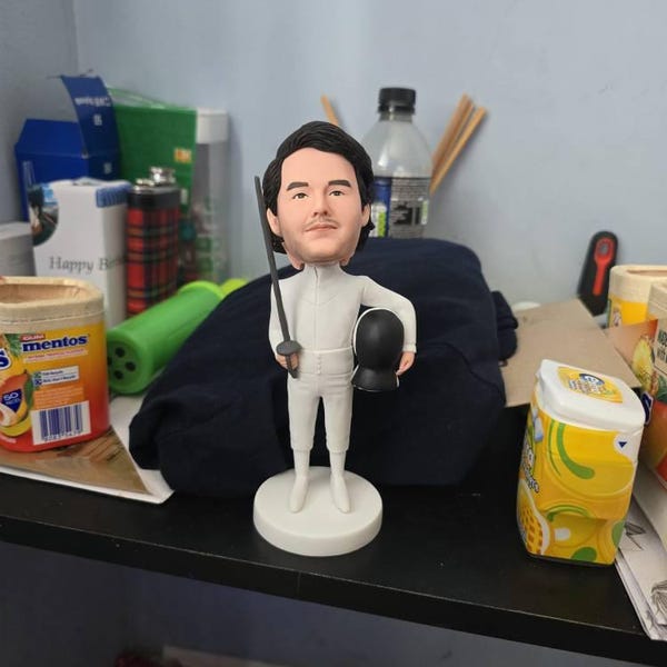 Personalized Wedding Cake Bobbleheads, Custom Figurine Wedding Cake ...
