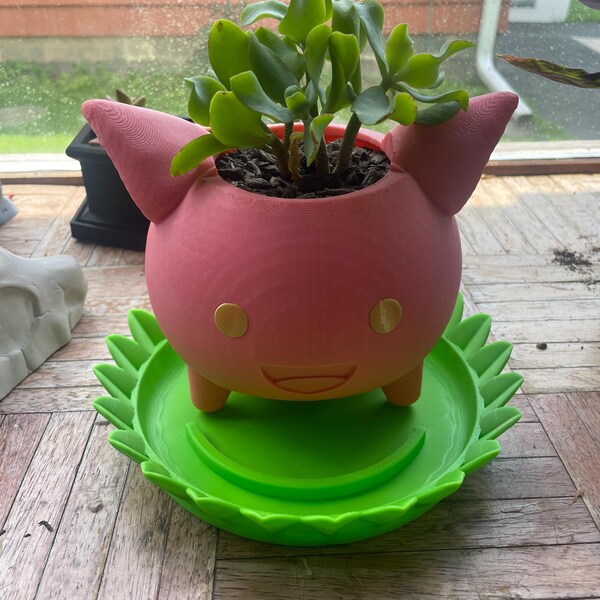 Oatchi Pikmin Planter Dog Plant Pot Succulent Container Garden Pen ...