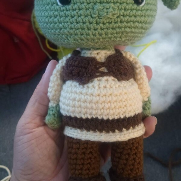 5in1 Shrek Amigurumi Crochet Pattern - PDF Pattern for DIY Plush Toy ...