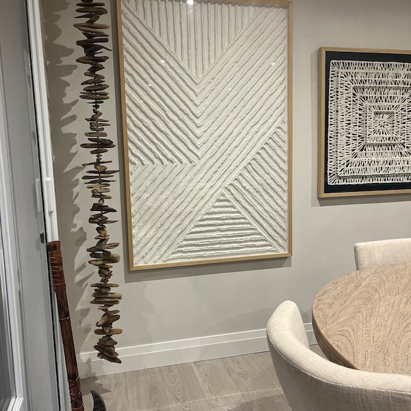 Plant Terrarium 25 Inch Valhalla Ladder/ Cream Wood Beads / V-0130 ...