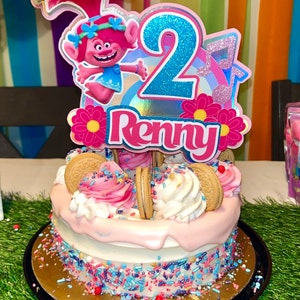 Troll Cake Topper. Trolls Party Decor. Troll Cake Decoration - Etsy