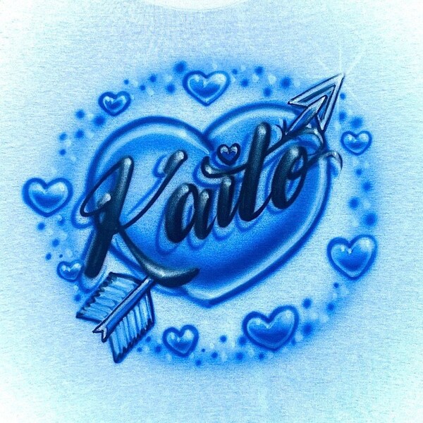 Custom Airbrush Dripping Name Design Custom Made Fun Name Design Gift ...