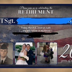 Military Retirement Party | Etsy