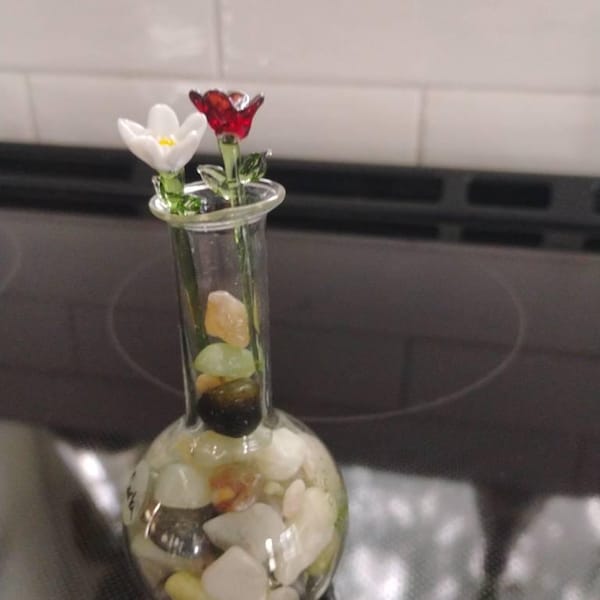 Handmade Greenhouse Glass Terrarium With Preserved Moss, Wood, Faux ...