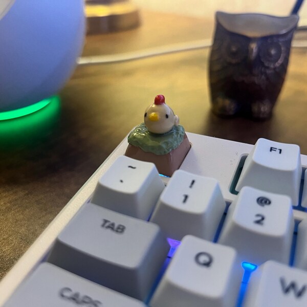 Fox Artisan Keycap | Fox Keycap | Cute Keycaps | Handmade | Animal ...