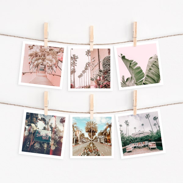 Square Cards Set Mockup With Clothespins - Etsy