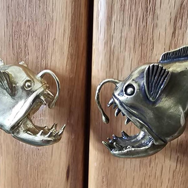 Fish Knobs-personality Exaggerated Drawer Knobs /fish Dresser Knobs ...