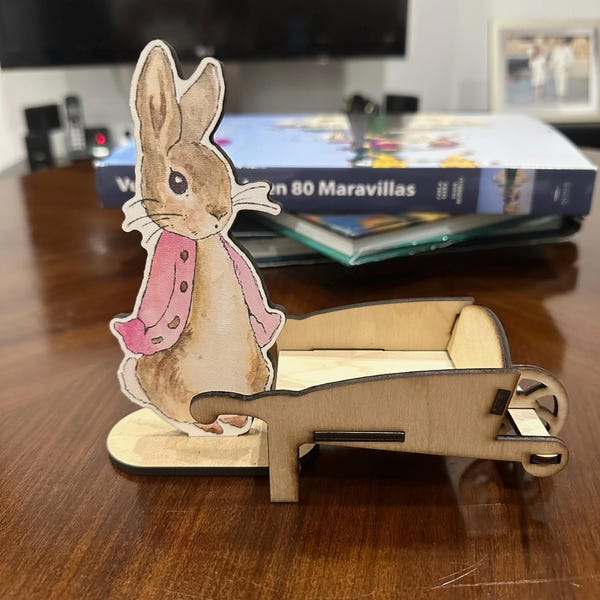 Multi-pack Peter Rabbit Wheelbarrow Cupcake Holders - Wooden ...