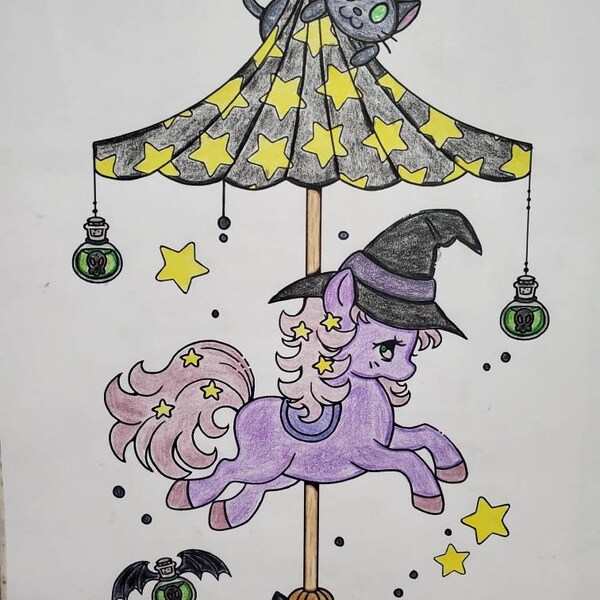 Yampuff's Chibi Tarot - A Digital Coloring Ebook of the Major Arcana ...