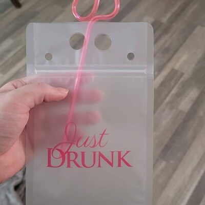 Party Drink Pouch, Booze Bag, Bachelorette Party, Penis Straws, Beach ...
