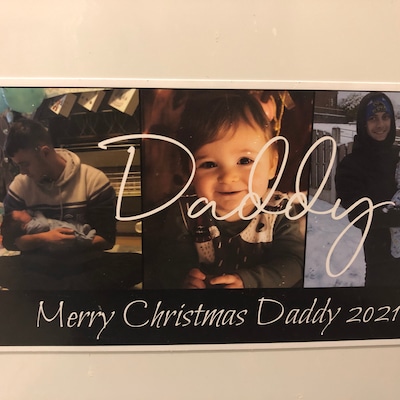 Daddy Magnet, Custom Photo Magnet, Daddy Gifts From Daughter, Daddy ...