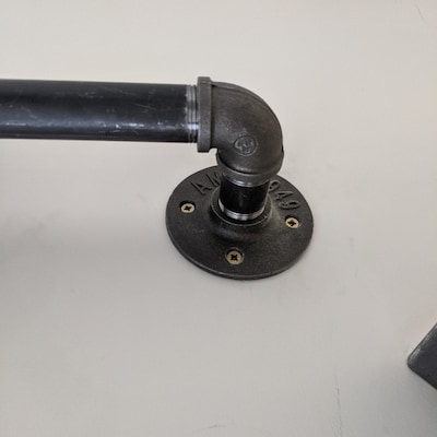 Curtain Pole, Curtain Rail, Industrial Curtain Rail, Steampunk, Vintage ...