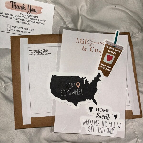 Military Deployment Sticker Pack, Military Stickers, Military Life ...