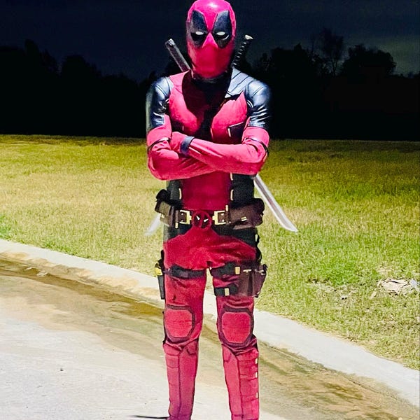 Customizable Deadpool Mask, Wearable Mask With Magnetic Lenses, Cosplay ...