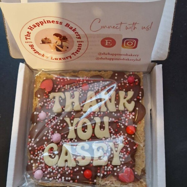 Letterbox Cookies - Cookie Gift Box - Postal Cookie Slab - Treat Box ...